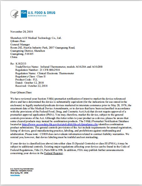 How to distinguish the authenticity of FDA Authorization?