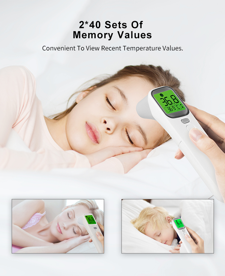 Touchless Forehead Thermometer for Adults, Infrared and Ear Thermometer ...