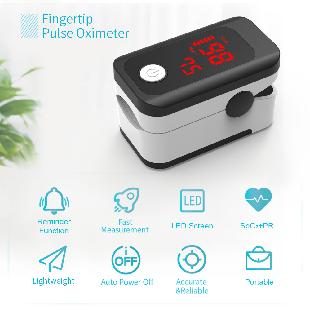 AOJ-70A Fingertip Pulse Oximeter SpO2 Machine LED Screen
