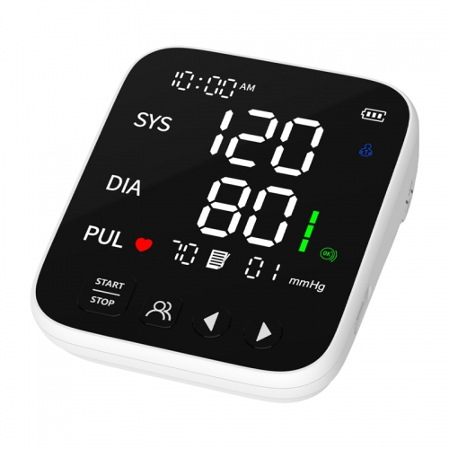 AOJ-30M Upgraded Arm Blood Pressure Monitor 4.7-inch HD Screen BP Meter
